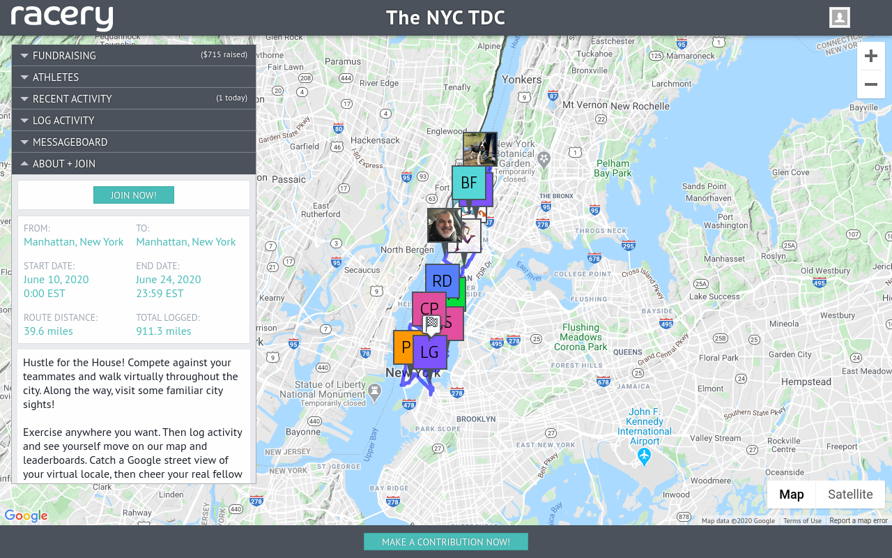 The NYC TDC powered by Racery